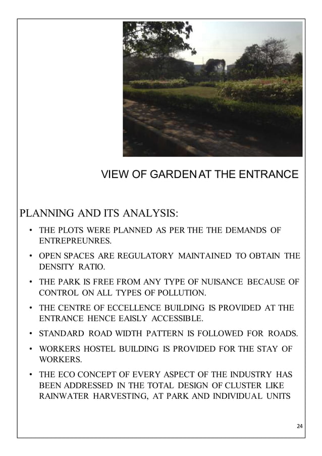 Textile park thesis | DOCX | Landscaping | Home & Garden