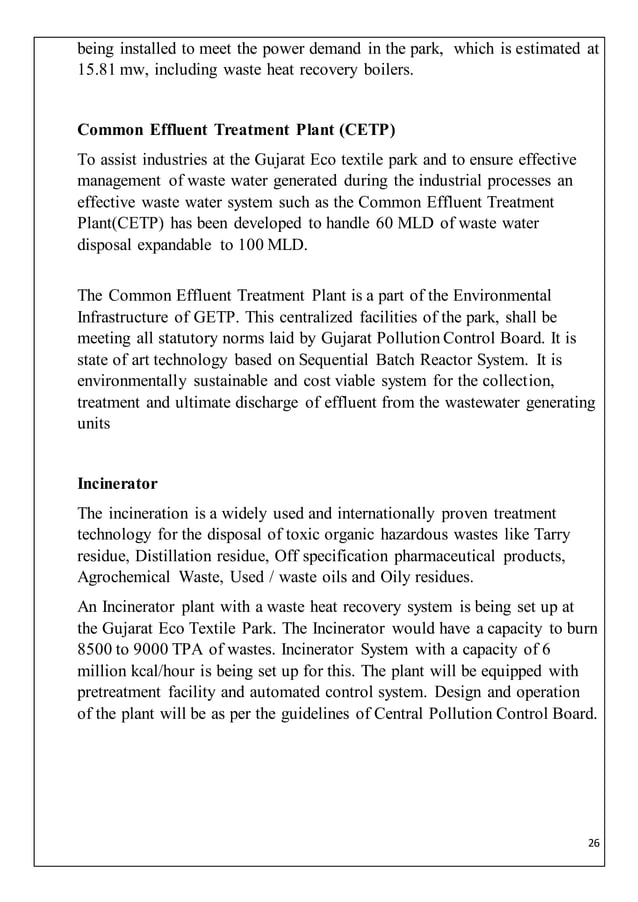 Textile park thesis | DOCX | Landscaping | Home & Garden