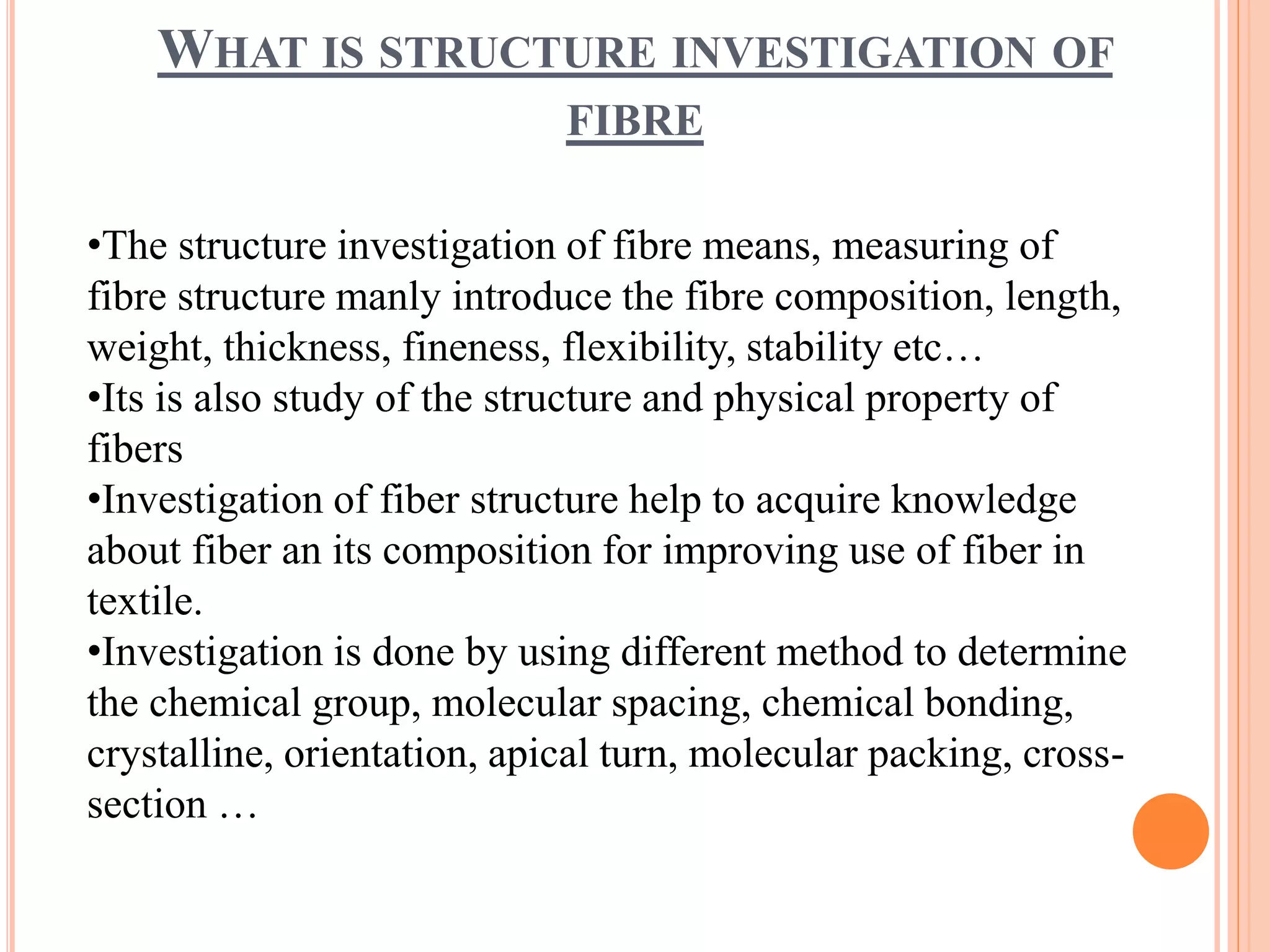 Methods of investigation of structure | PPTX