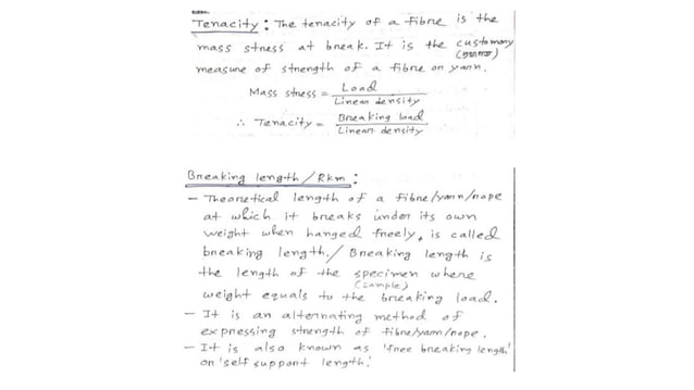 Textile physics 1 | PPT