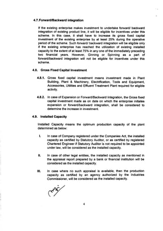 GUJARAT Textile policy 2019-2023 | PDF