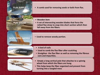 Technological advancement of linen fabric | PPTX | Needlework | Arts ...