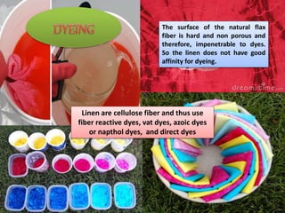 Technological advancement of linen fabric | PPTX | Needlework | Arts ...