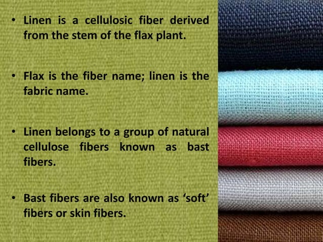 Technological advancement of linen fabric | PPT