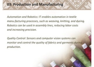 influence of information technology on textile industry | PDF ...