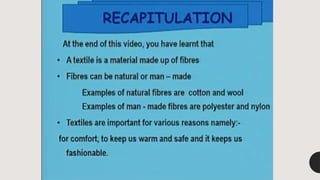 Textile Basics concept of the fibers ises | PPT