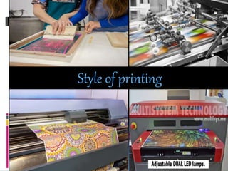 Textile printing | PPTX