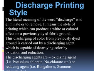 Textile printing | PPTX