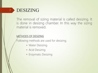 Textile processing | PPTX