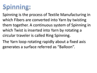 Textile Product Presentation | PPTX