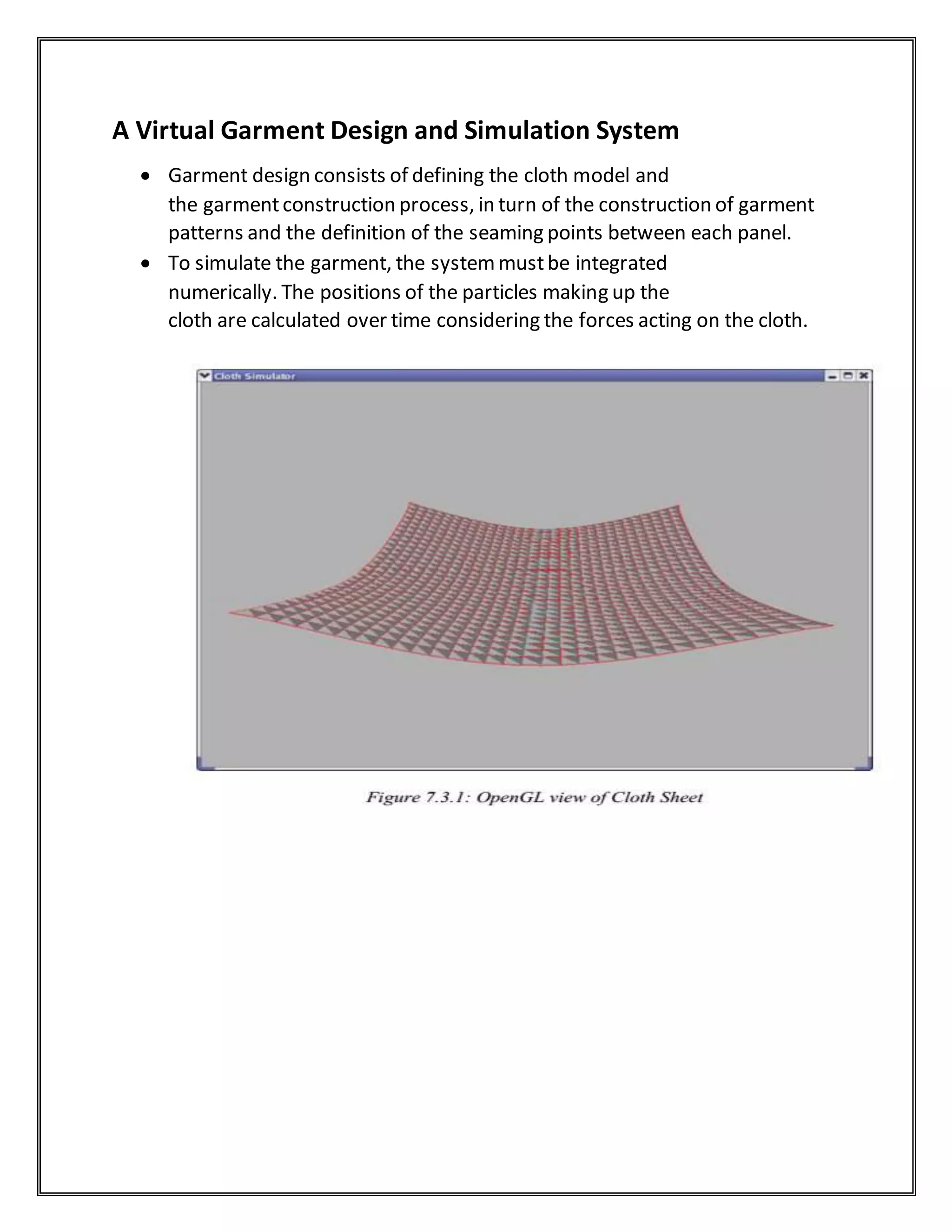 Textile product simulation ppt | DOCX