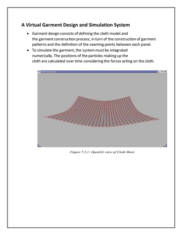 Textile product simulation ppt | DOCX