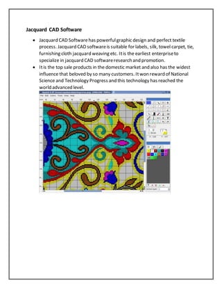 Textile product simulation ppt | PDF