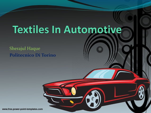 Textiles in automotive | PPT