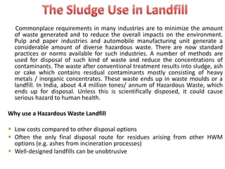 Textile sludge management | PPT