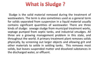 Textile sludge management | PPT