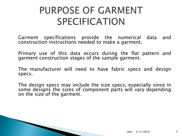 Textile Standards and Specifications by Violet Davis-Maurice | PPTX ...