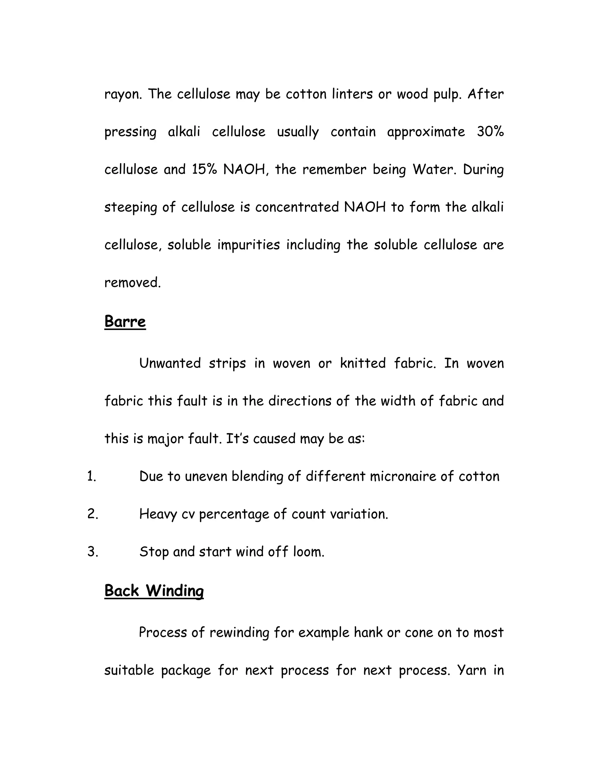 Textile terms and definitions | PDF