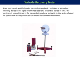 Textile testing | PPTX