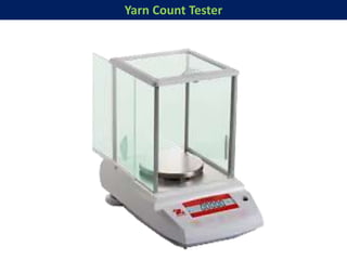 Textile testing | PPTX