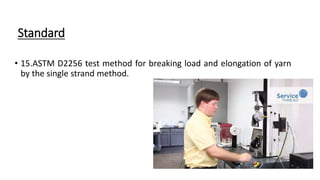 Textile Testing | PPTX