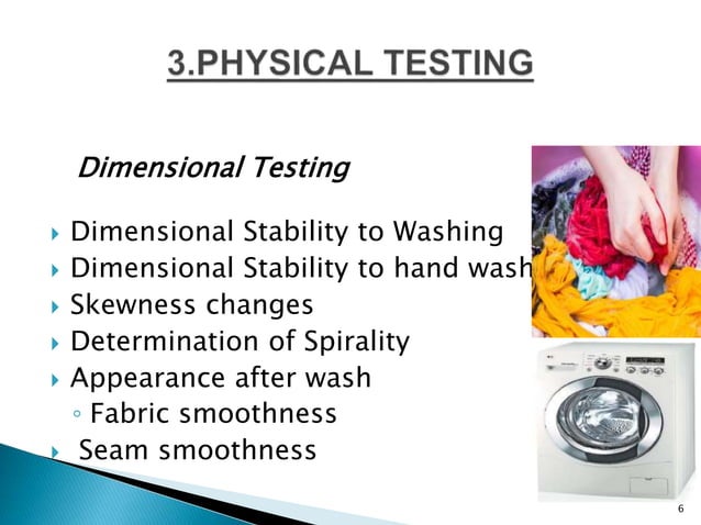 Textile Testing in Apparel , Home Textiles.pptx