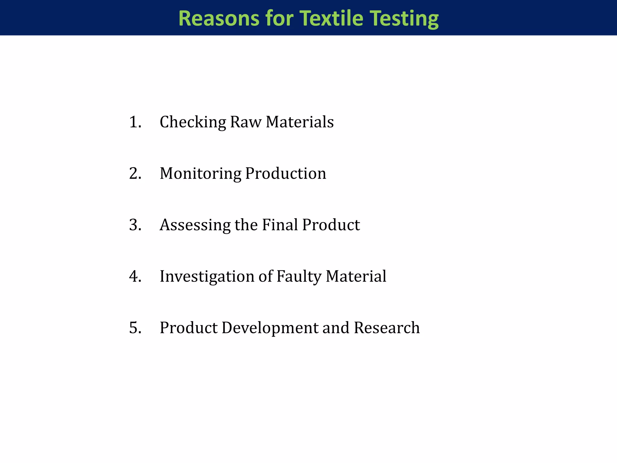 Textile testing instrument | PPTX