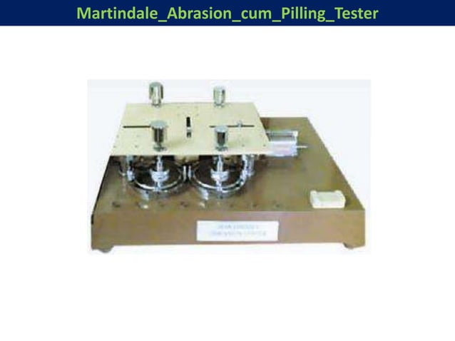 Textile testing instrument | PPTX