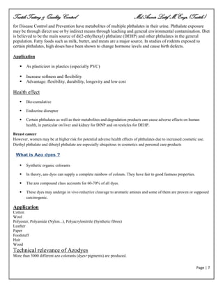 Textile testing & quality control | PDF