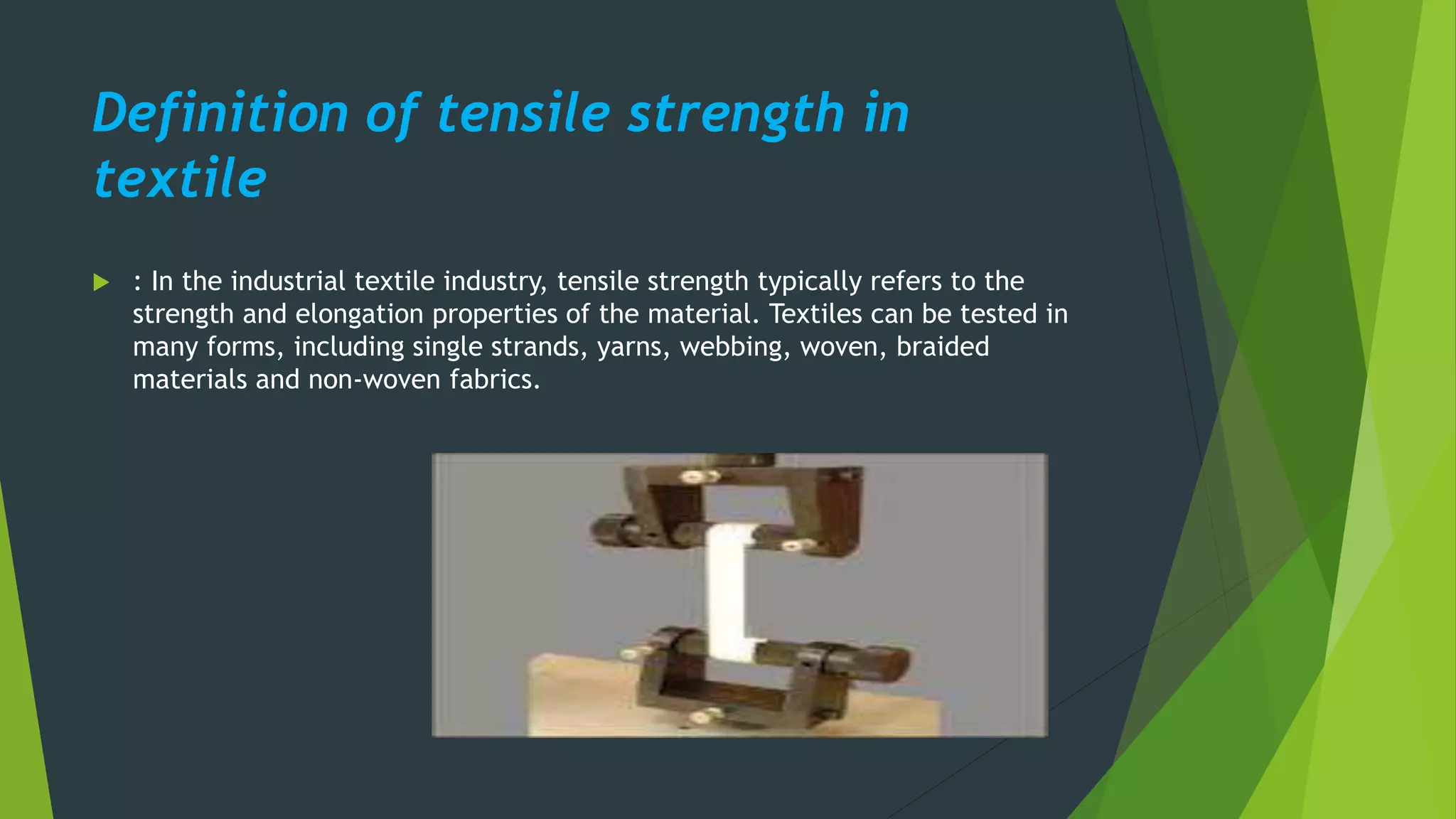 Textile testing & quality control 1(presentation) | PPTX