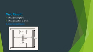 Textile testing & quality control 1(presentation) | PPTX