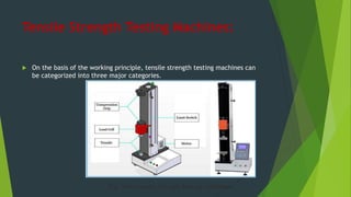 Textile testing & quality control 1(presentation) | PPTX