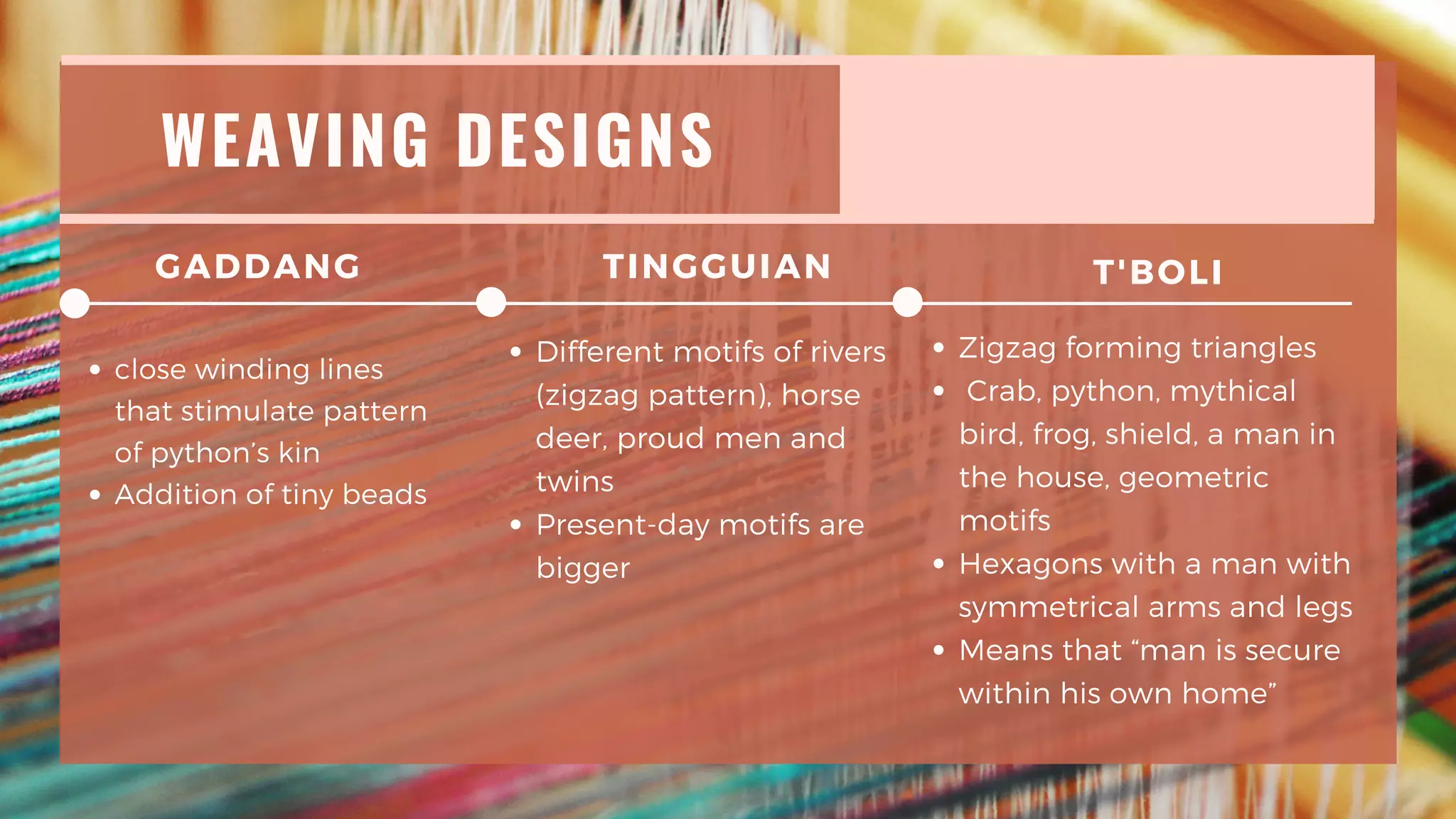 Textile tradition Art Philippines | Pop Culture | PDF