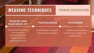 Textile tradition Art Philippines | Pop Culture | PDF
