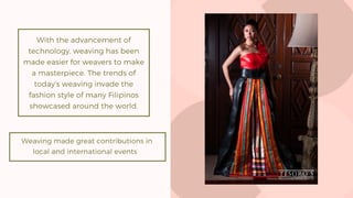Textile tradition Art Philippines | Pop Culture | PDF