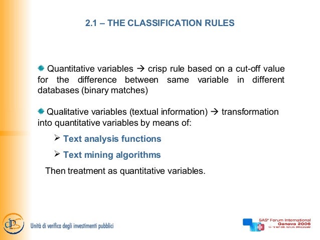 Textual information analysis for the integration of different data re…