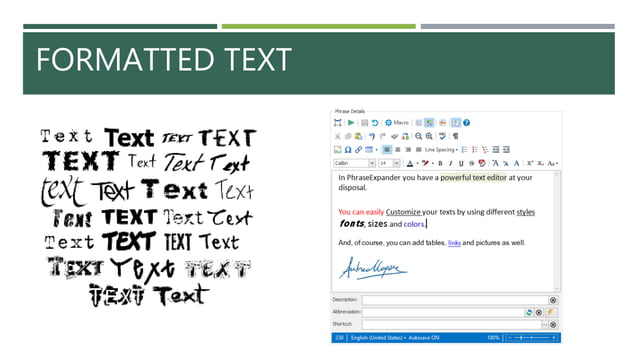 Text Information and Media | PPTX