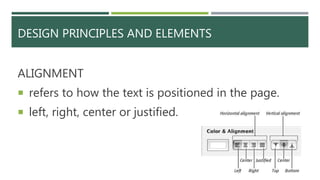 Text Information and Media | PPTX