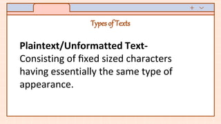 TEXT INFORMATION AND MEDIA POWERPOINT MIT | PPTX