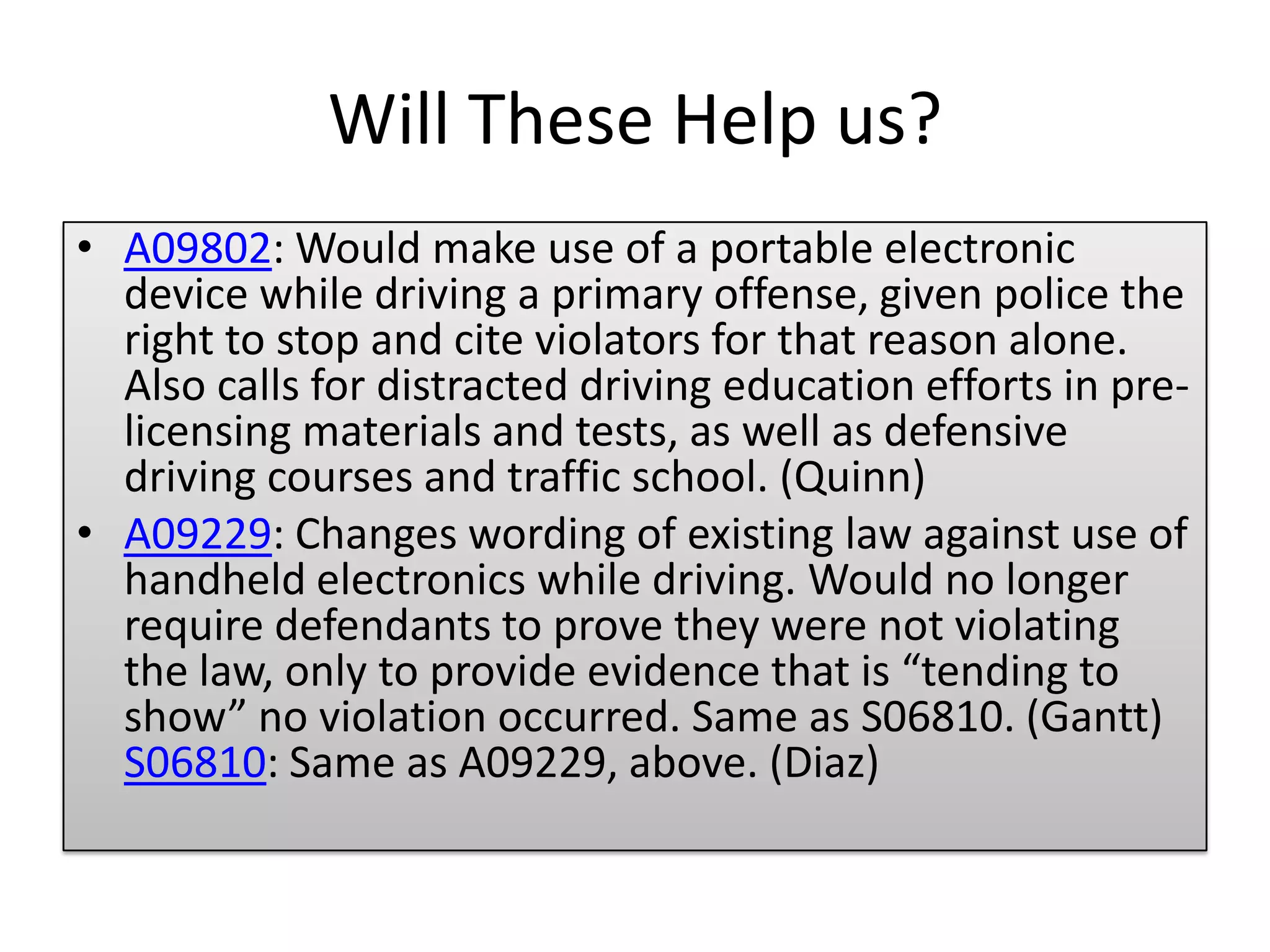 Texting While Driving | PPT