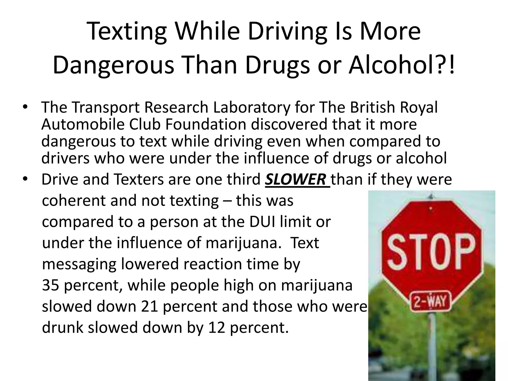 Texting While Driving | PPT