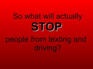 Texting and driving | PPT