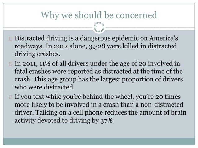 Texting and Driving | PPT