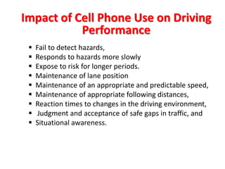 Texting while Driving | PPTX
