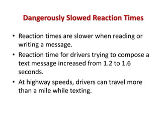 Texting while Driving | PPTX