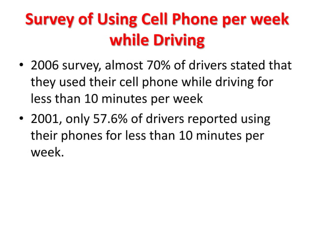 Texting while Driving | PPTX
