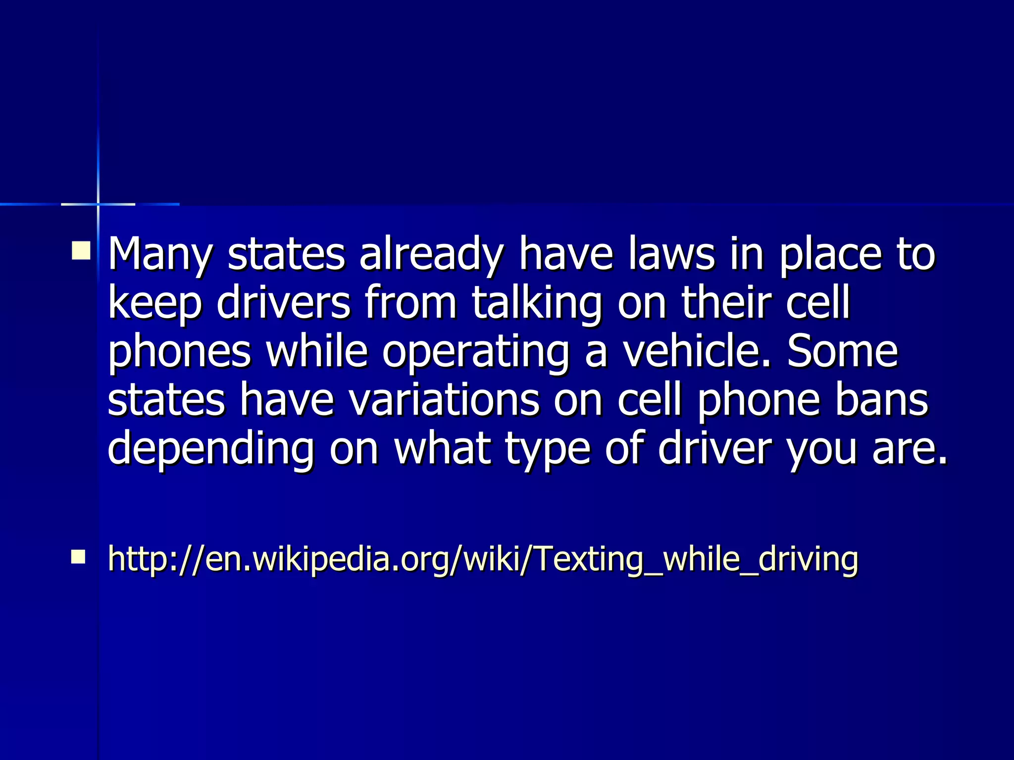 Texting while driving 2012 margaret franklin | PPT