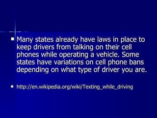 Texting while driving 2012 margaret franklin | PPT