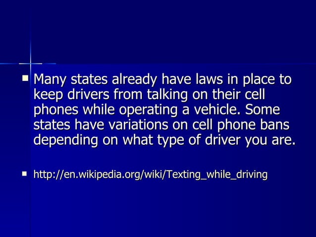 Texting while driving 2012 margaret franklin | PPT