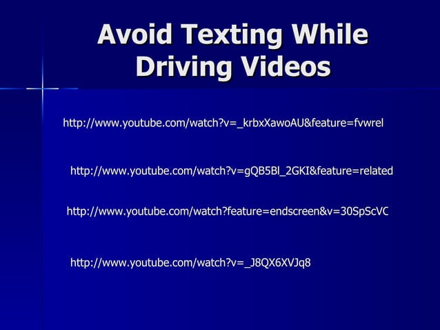 Texting while driving 2012 margaret franklin | PPT